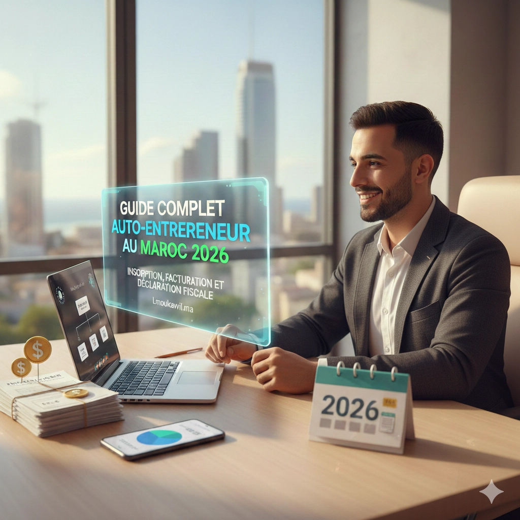Auto-Entrepreneur Maroc 2026 : Inscription, Impôts, CNSS & Facturation